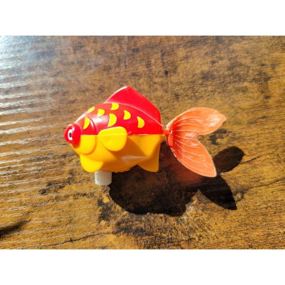 TOMY | Toys | Vintage Tomy Wind Up Pocket Pets Redorange Goldfish Flip ...